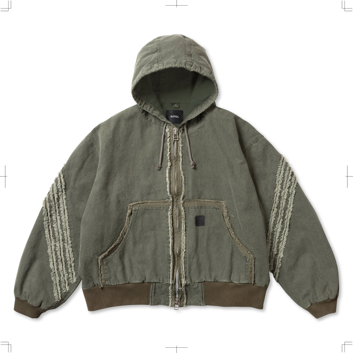 SLASH CANVAS HOODIE JACKET – ROTOL
