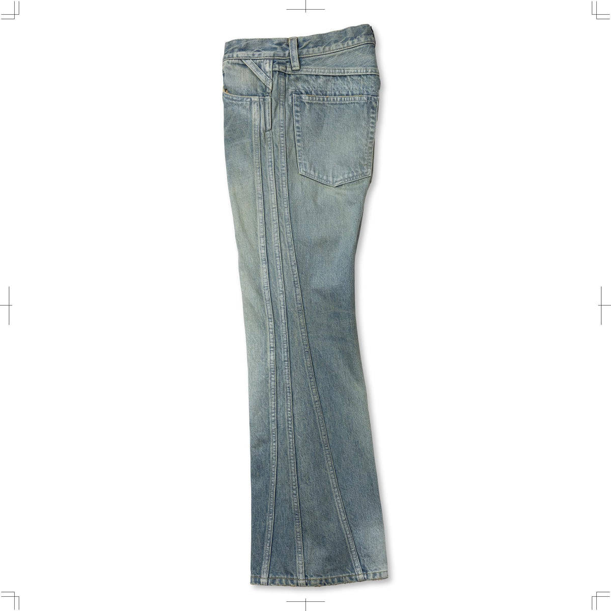 TRIPLE SEAMS 6P DENIM FLARE DAMAGE – ROTOL
